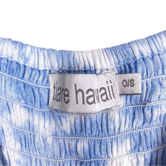 Tiare Hawaii | Dresses | Tiare Hawaii Sky Blue Tie Dye Hollie Smocked ...
